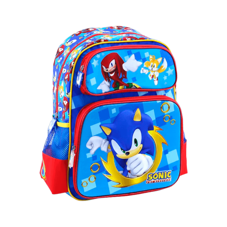 Set Mochila Scool Sonic - La Mirilla Baby & Kids